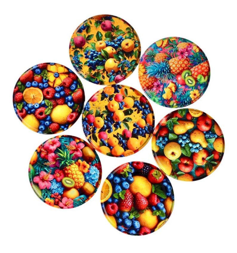 SET 50 Pcs Ukrainian Metal Lids for Canning, Russian Canning Supplies ...