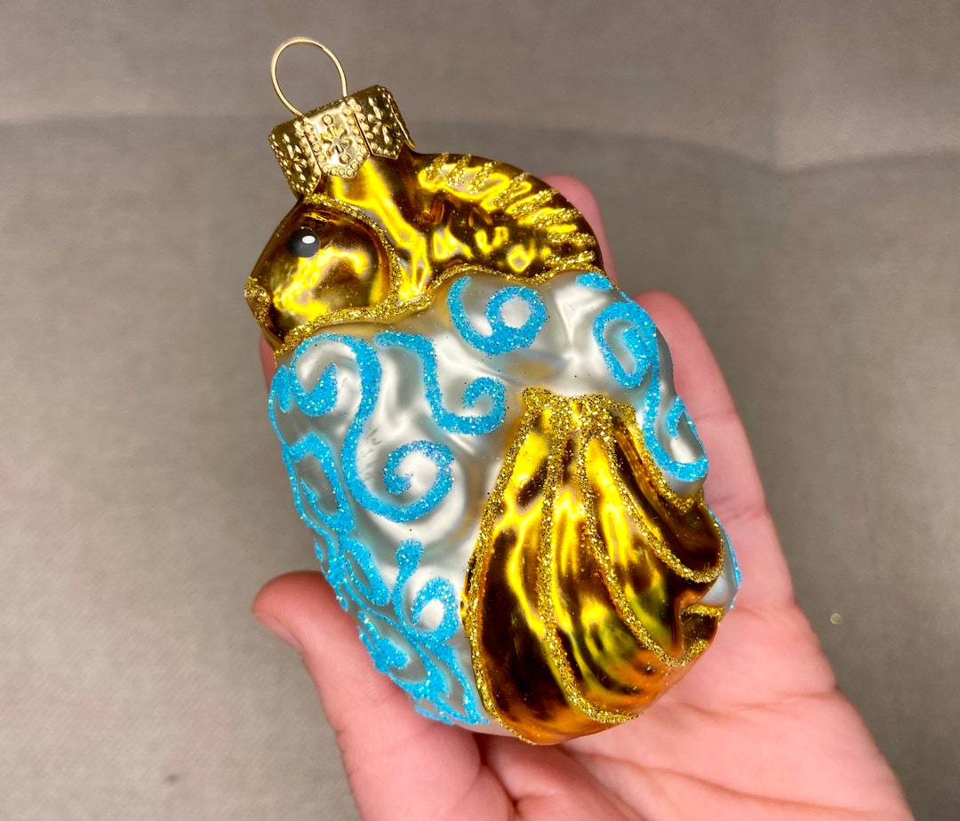 FISH From Fairy Tale Ukrainian Glass Ornaments, Glass Soviet Golden ...