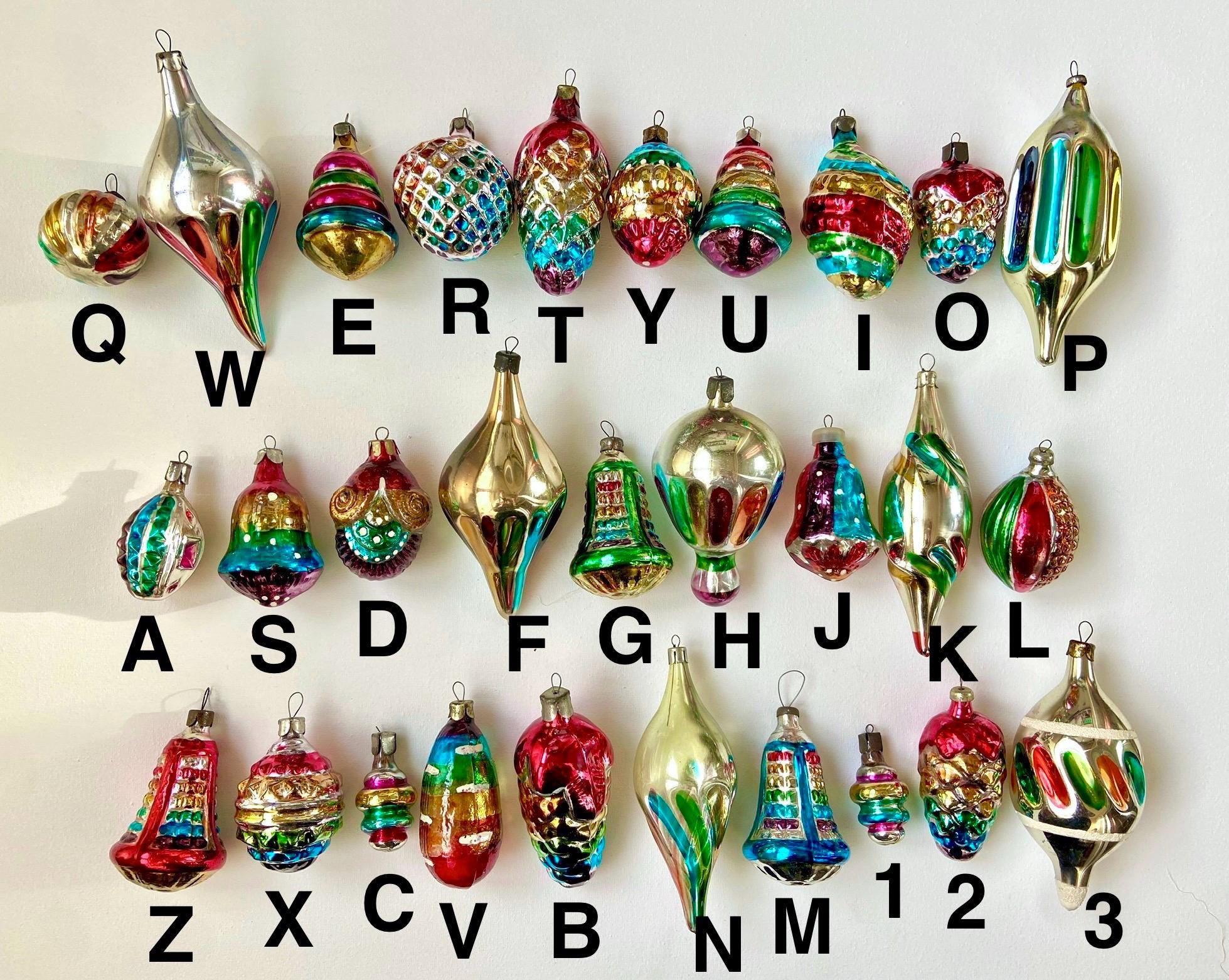 Rainbow Vintage Soviet Christmas Ornaments, USSR Hand Blowing Mercury ...