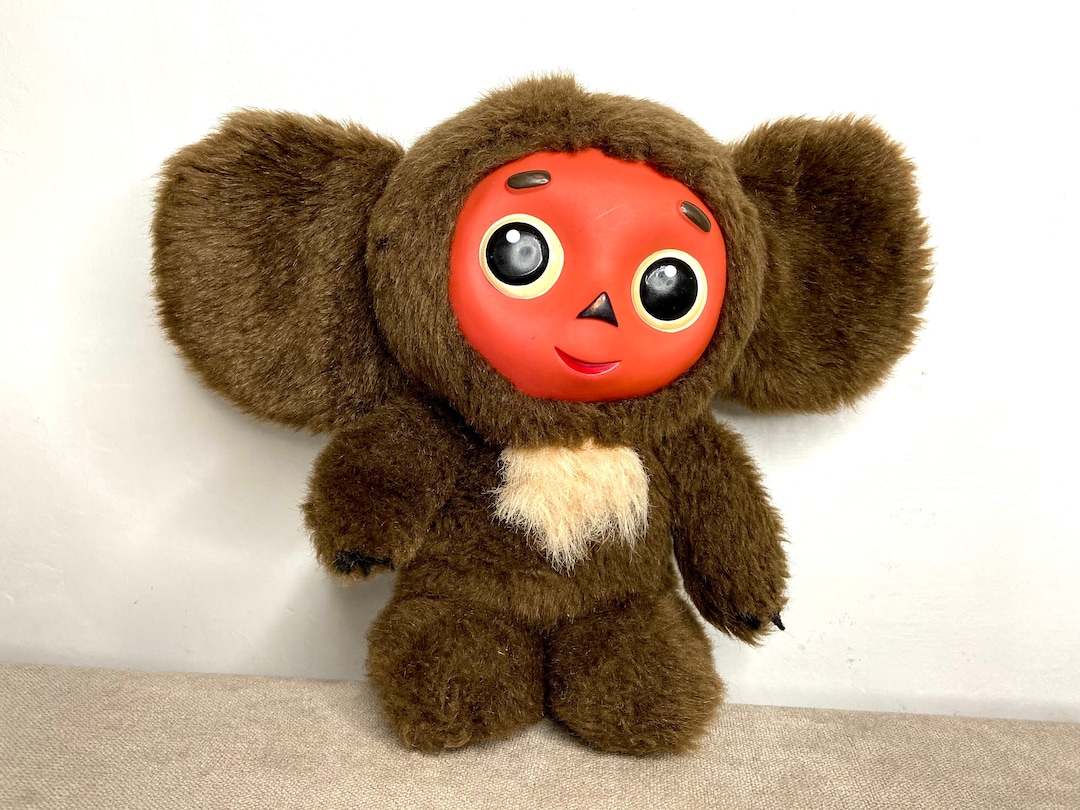 Cheburashka Plush Vintage Soviet Toy Old Soviet Russian - Etsy