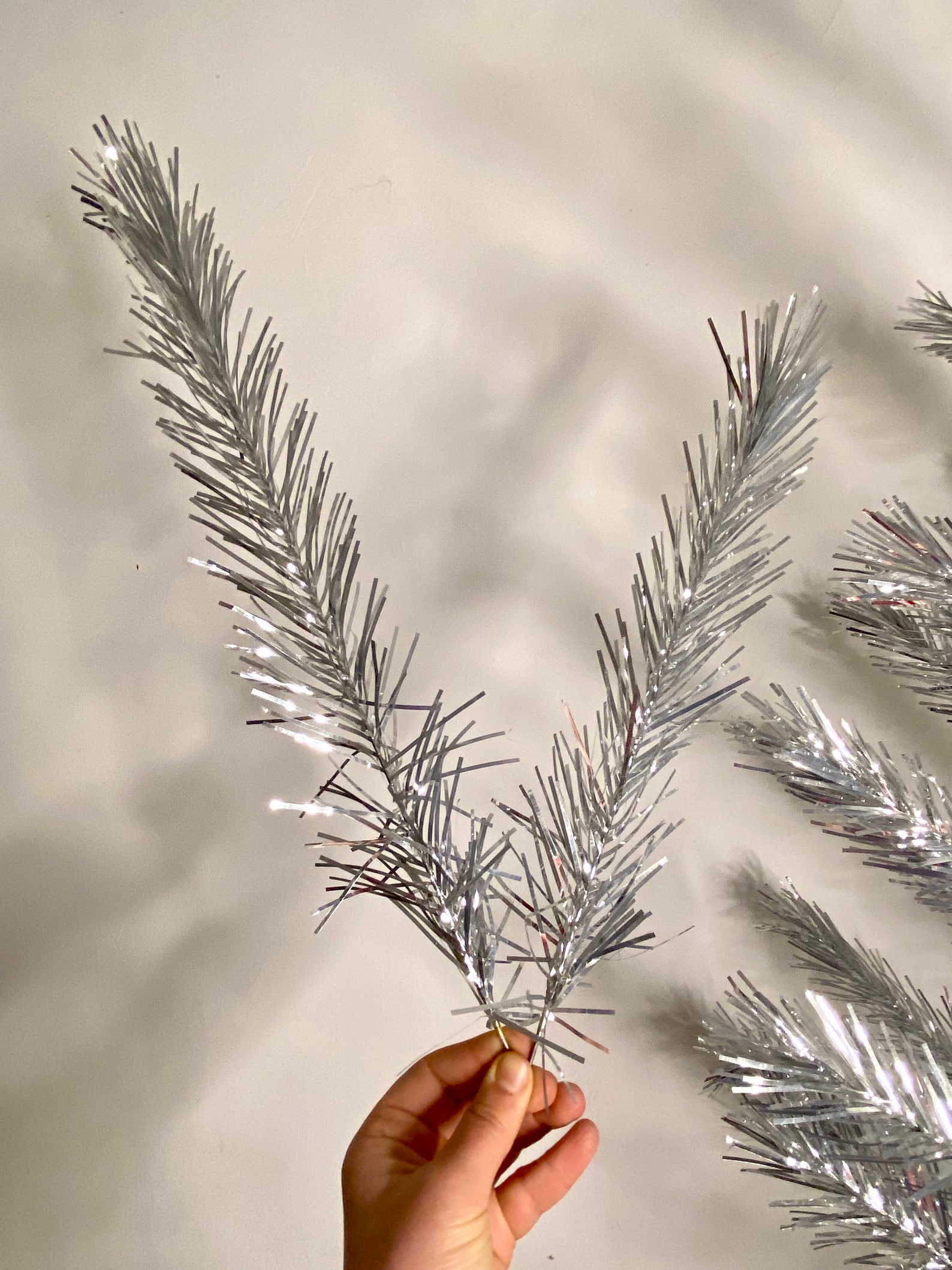 Vintage Metal Aluminum Silver Christmas Tree Mid-century - Etsy