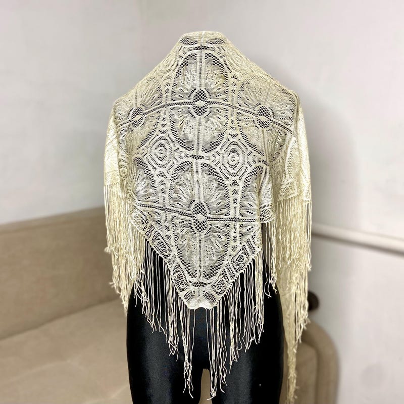 Lace Shawl - Etsy
