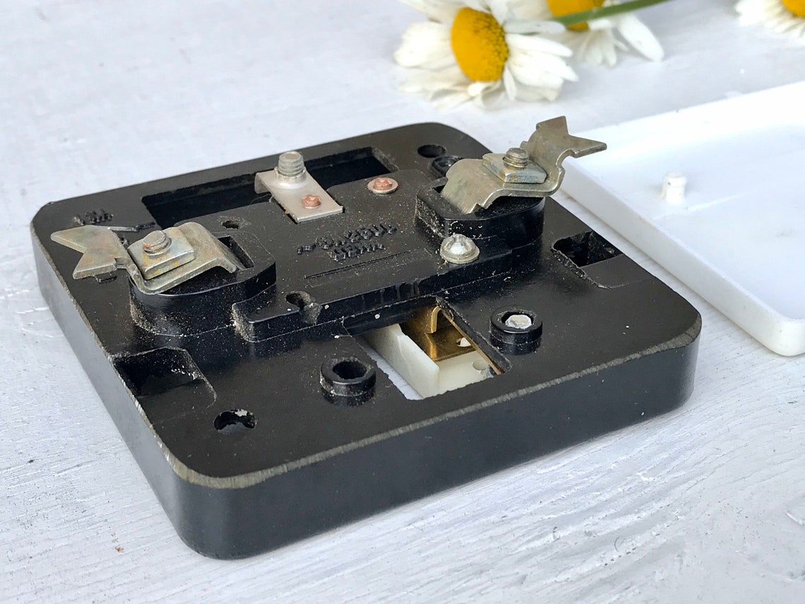 Vintage soviet light switch USSR Wall light switch 70s 80s | Etsy
