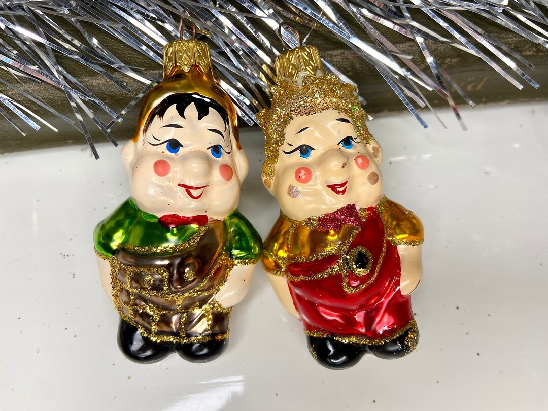 Carlson Ukrainian Glass Christmas Ornaments, Russian Hand-painted Gift ...