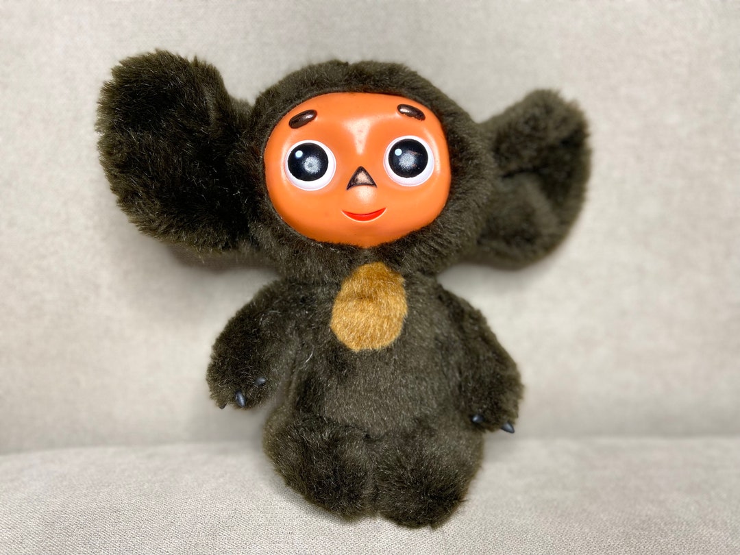 Big Cheburashka Vintage Soviet Toy, Old Soviet Russian Cartoon ...