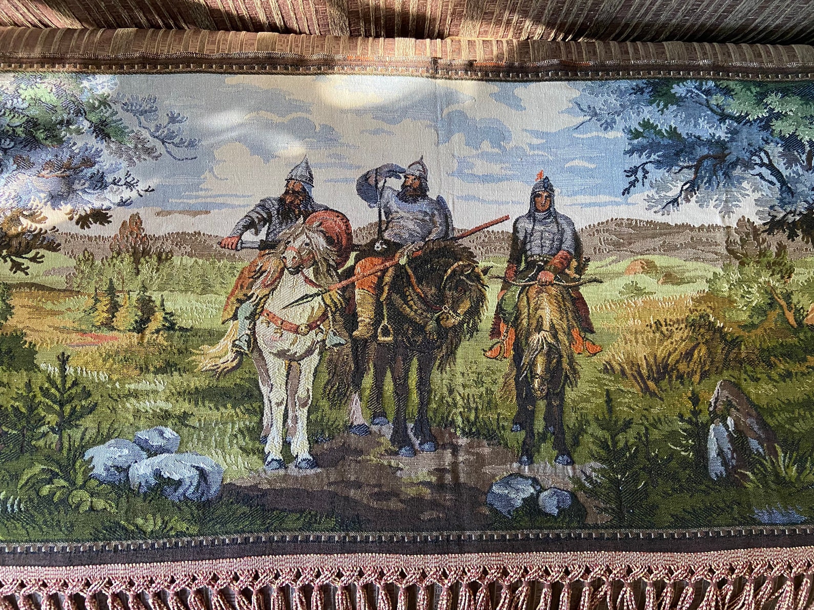 60s Unique Germanic Tapestry Three Heroes Bogatyr Russian - Etsy