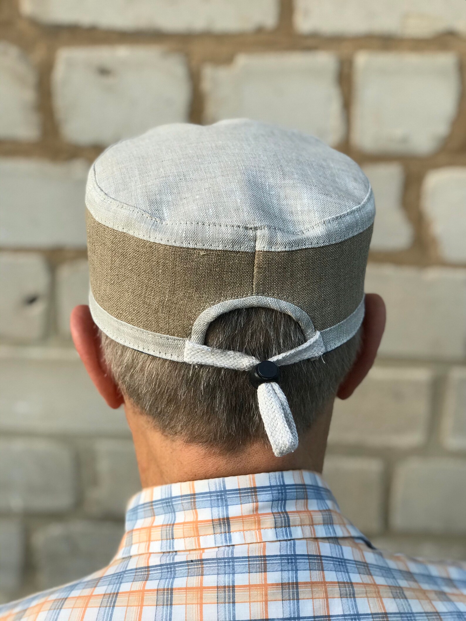 Kufi summer man african cap linen & hemp Man tubeteika | Etsy