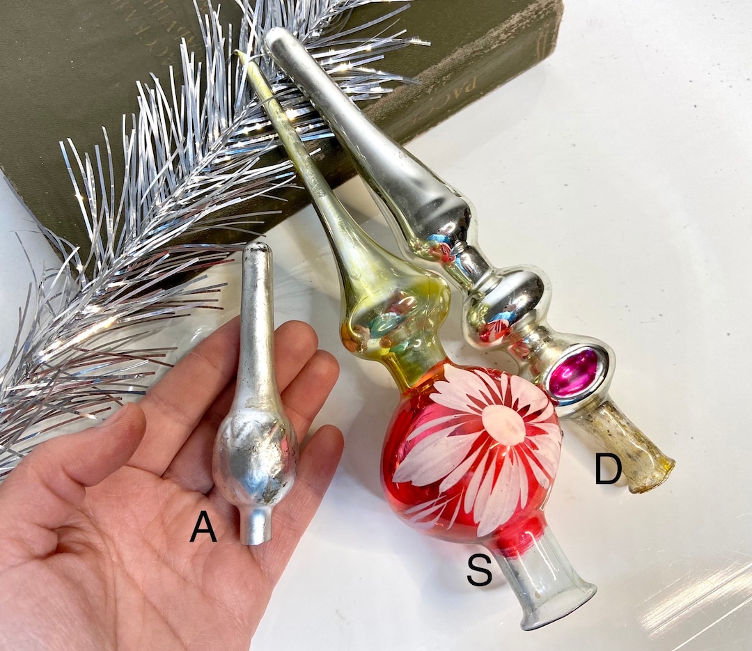 MINI Topper Vintage Soviet Christmas Tree, Toppers Russian Xmas Decor ...