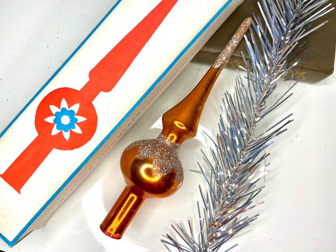 Vintage Topper Soviet Christmas Tree, Toppers Russian Xmas Decor, Retro ...