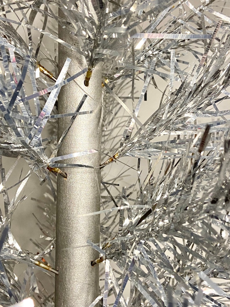 Vintage Metal Aluminum Silver Christmas Tree Mid-century - Etsy