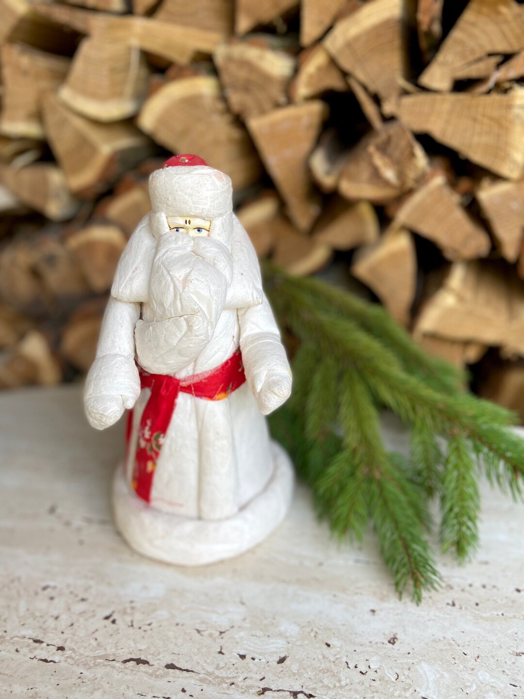 50s Vintage Soviet Santa Claus Christmas Tree Decor Antique - Etsy