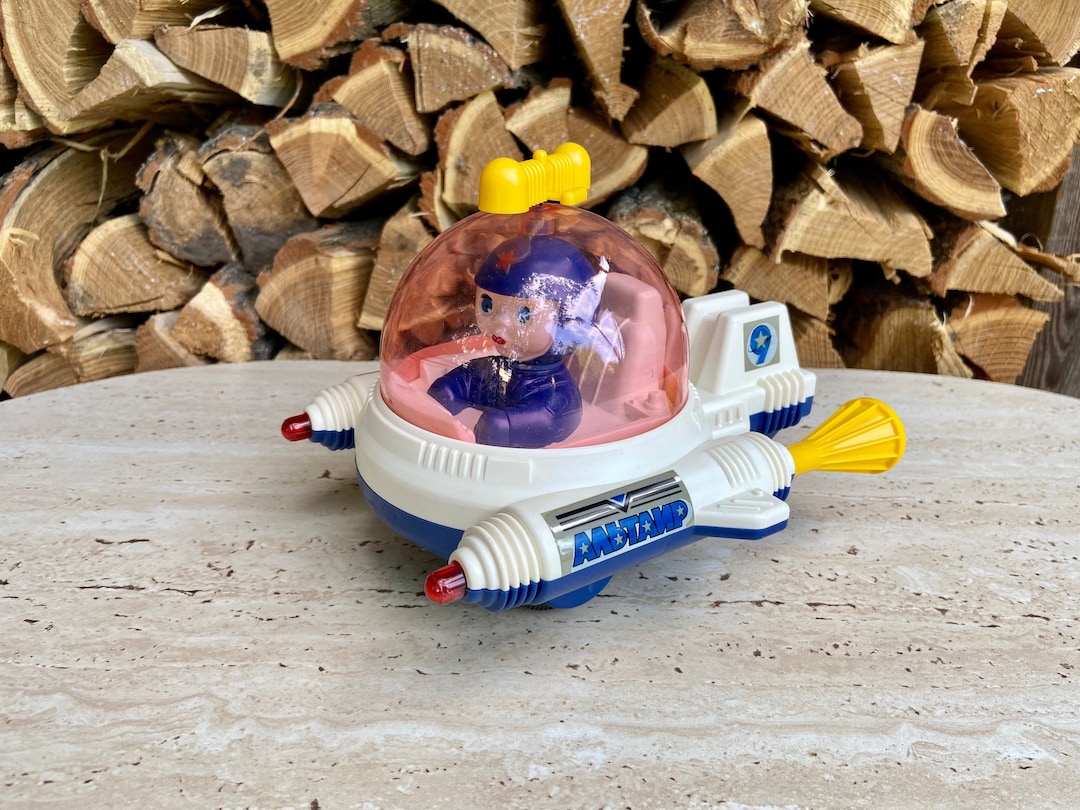 70s Rocket Ship With Astronaut Soviet Toy, Collectible Unique Space ...