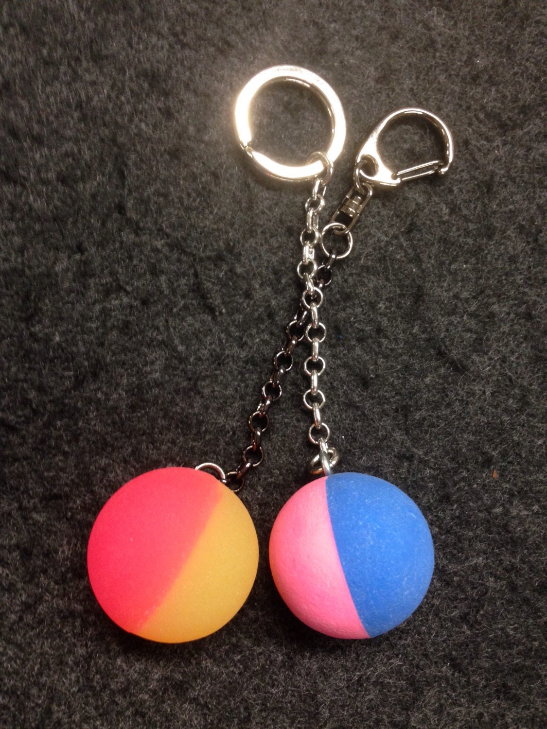 H Janus "half-moon" Super-ball Keychain! - Etsy