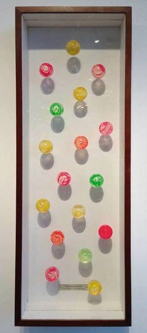 Hypersphaerae Taeniae – Clear Ribbon Swirl Superball: Handmade and ...