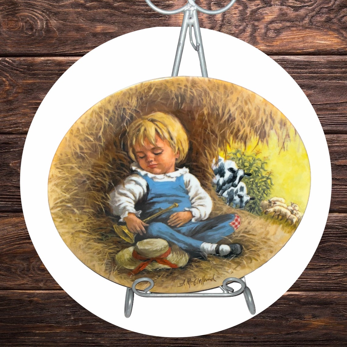 Reco 1980 John Mcclellan Second in Mother Goose Series Plates “little ...