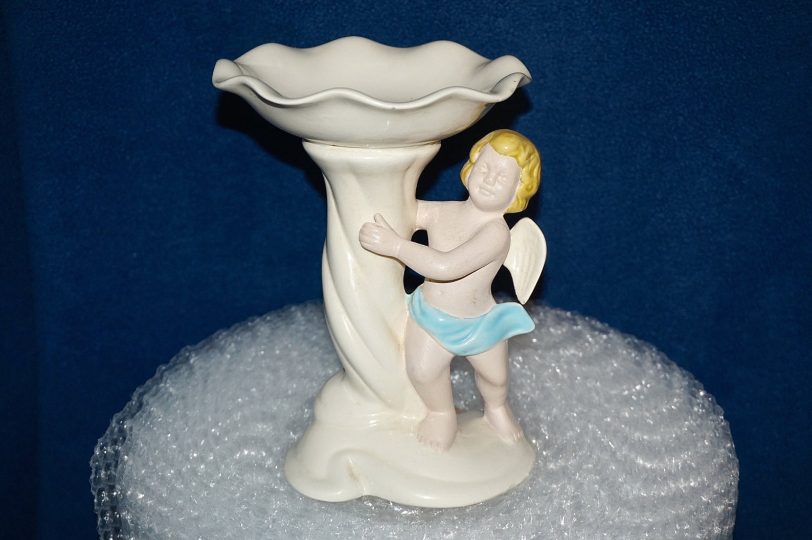 Vintage 1970s Atlantic Mold Ceramic Cherub Angel Pedestal | Etsy Vintage 1970s Atlantic Mold Ceramic Cherub Angel Pedestal | Etsy