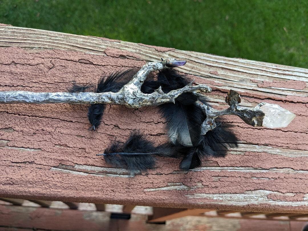 Ritually Prepared High Magic- Briar Rose Wand - Etsy