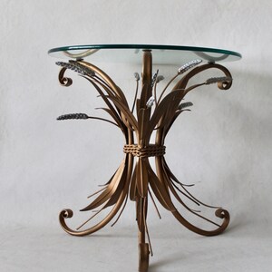 Hans Kögl Style Midcentury Italian Painted Floral Tole Side Table - Etsy