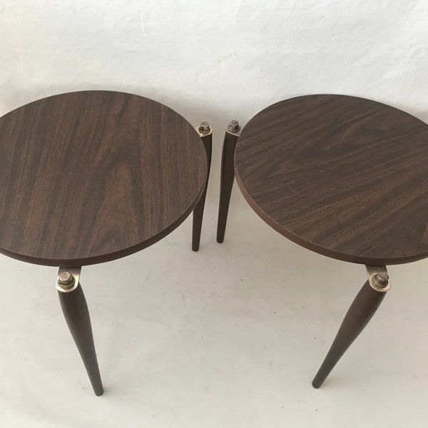 Side Tables Pair - Etsy