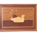 Vintage Wood Inlay Goose Waterfowl Serving Tray - Etsy