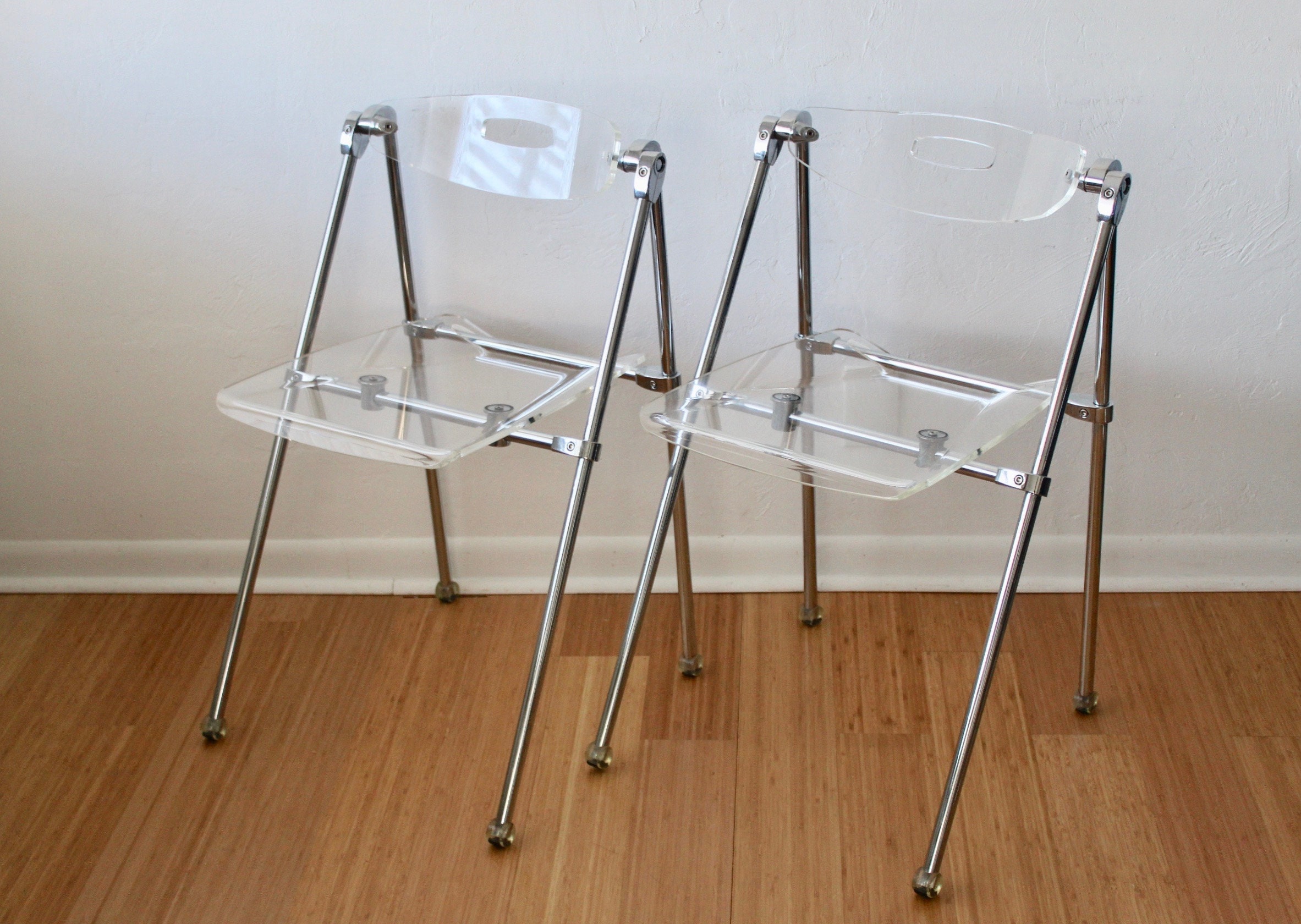 Acrylic folding chairs store