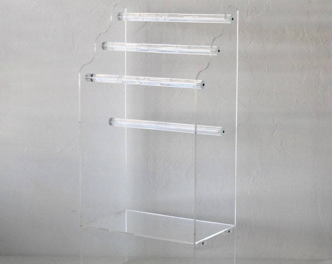 Vintage MCM Freestanding Lucite Acrylic Four-tier Towel Rack Stand - Etsy