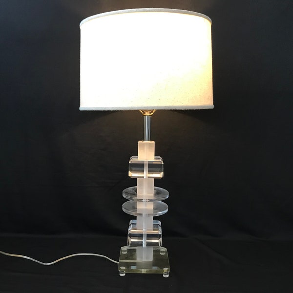 Acrylic Space Age Lamp - Etsy