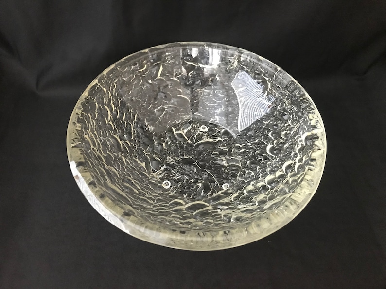 Vintage Mid Century Bubble Effect Lucite Acrylic Centerpiece Bowl - Etsy