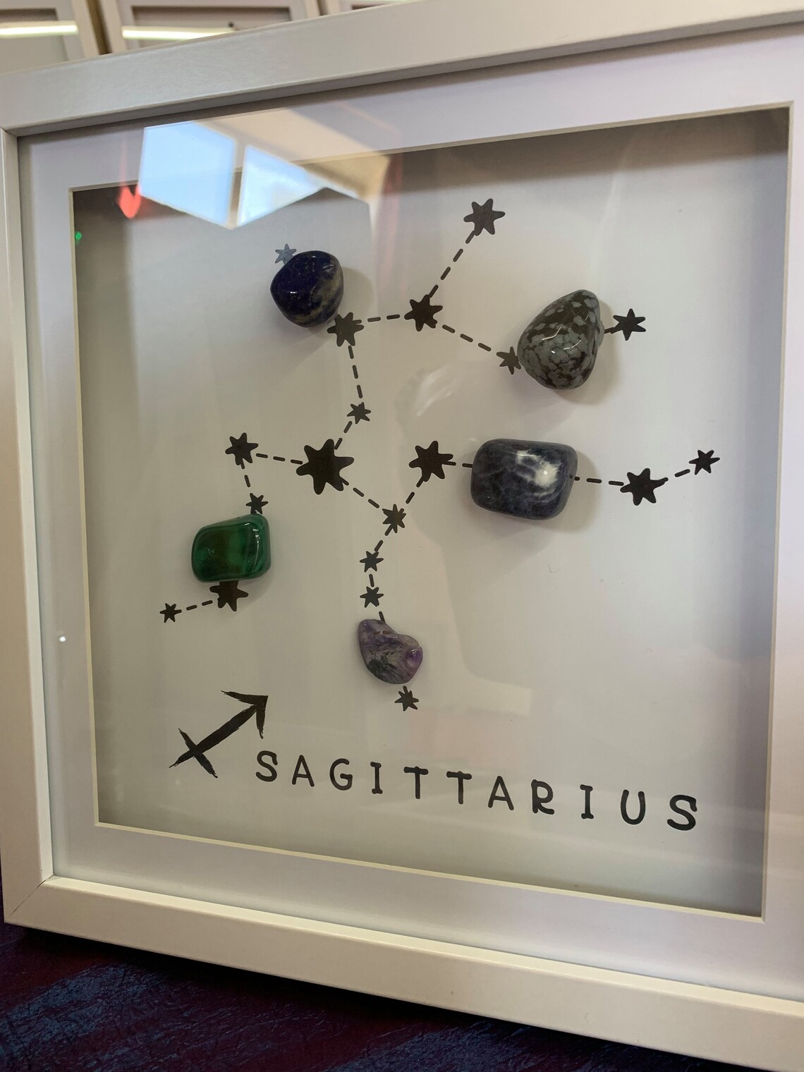 Sagittarius, Sagittarius Zodiac Frame, Crystal Astro Frame, Zodiac ...