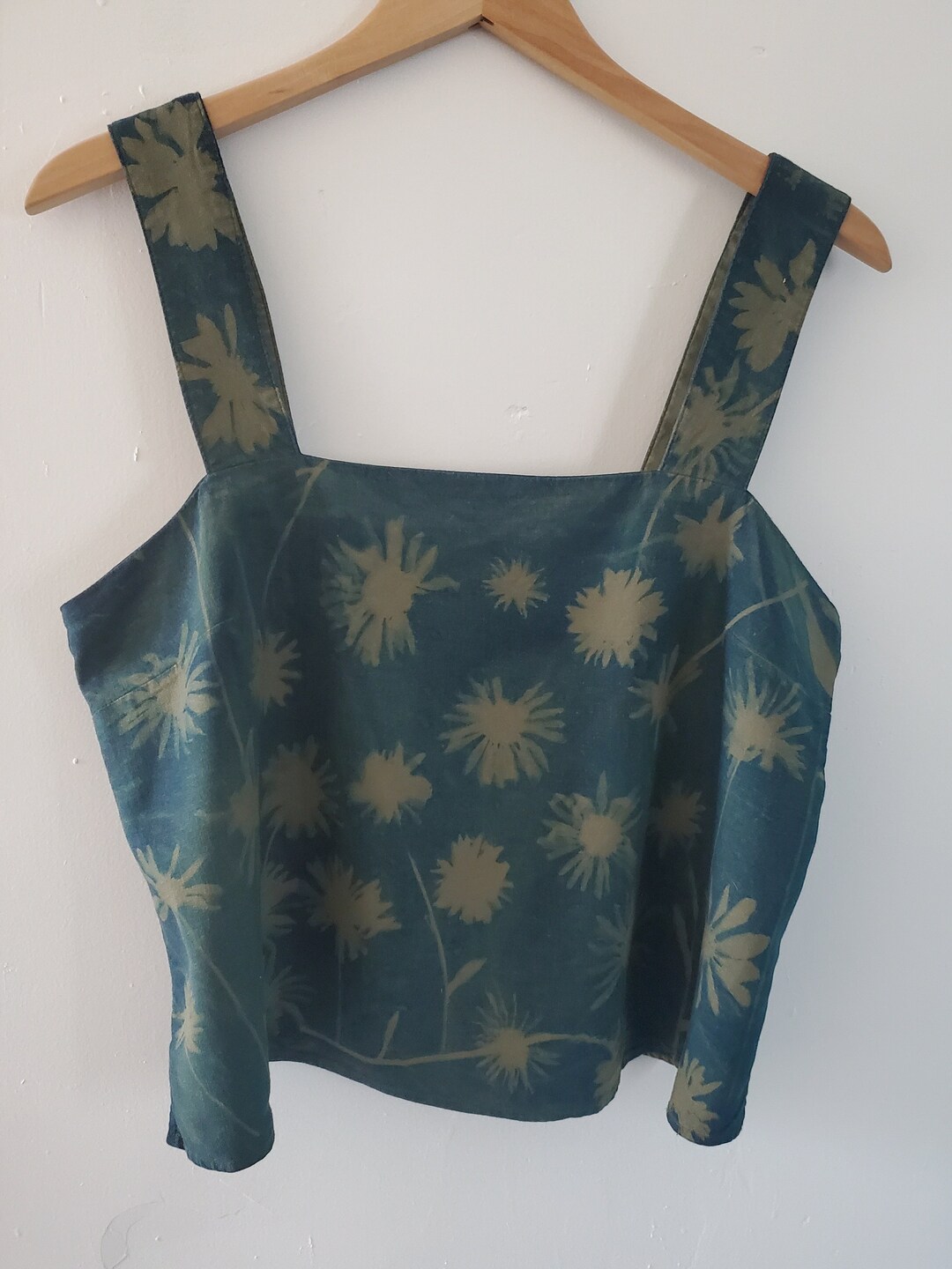 Lissa Cyanotype Tank ~ M - Etsy
