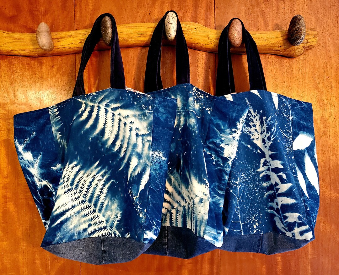 Cyanotype Market Tote Bag - Etsy