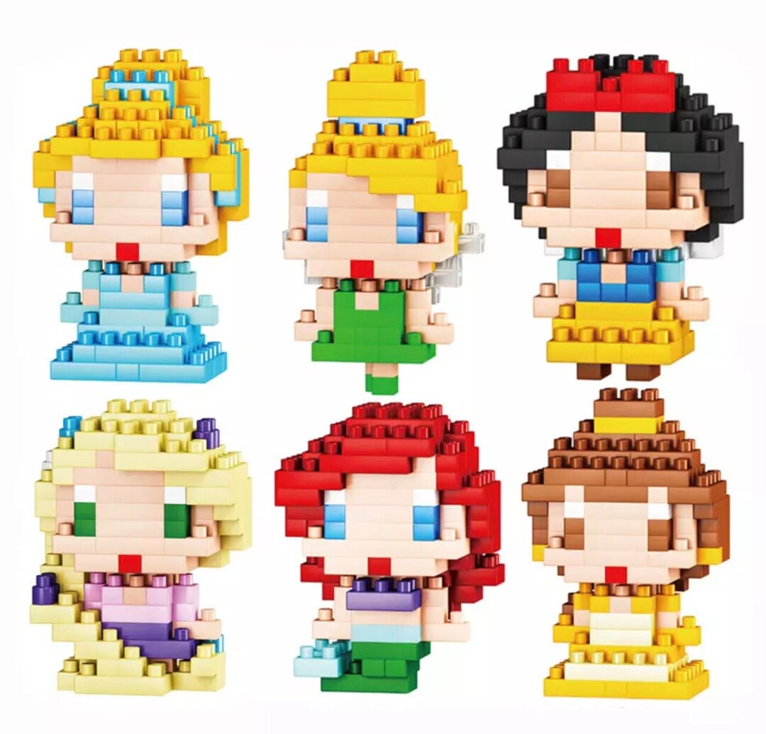 Disney Others Mini Blocks Lego Gift Series With Gift Box - Etsy