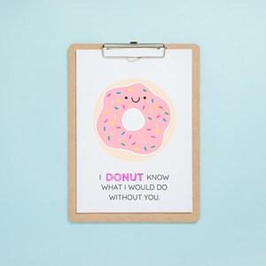 Pink Donut Print, Nursery Decor, Playroom Print, Happy Donut, Donut Art ...