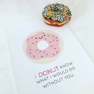 Pink Donut Print, Nursery Decor, Playroom Print, Happy Donut, Donut Art ...
