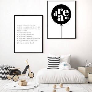 Be the Nice Kid Print, Be the Nice Kid Printable, Be the Nice Kid ...