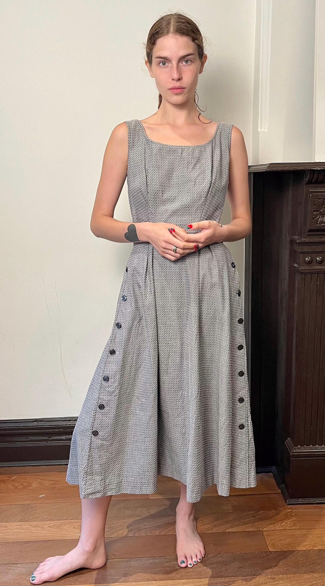 Vintage Tina Leser Cotton Sundress: 1950s Fit and Flare Dress - Etsy