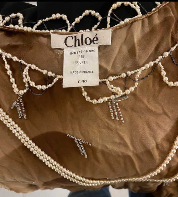 Chloe fall 2001 by Stella McCartney pearl encrusted d… - Gem