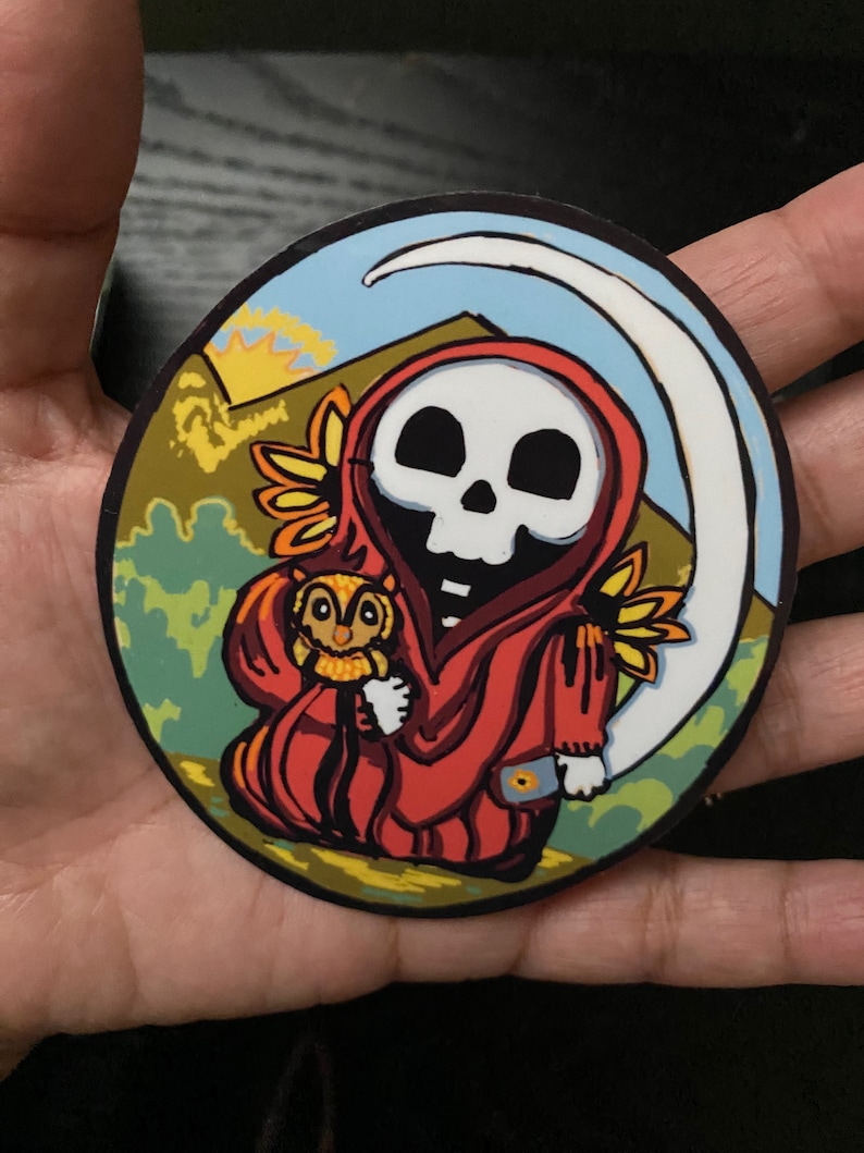 Santa Muerte Stickers - Etsy