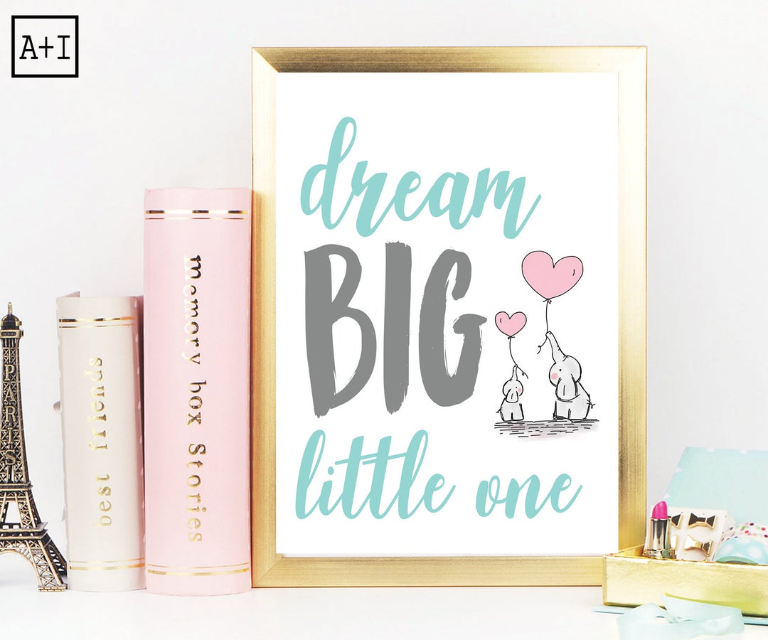 Dream Big | Instant Download | Downloadable Print | Gallery Wall ...