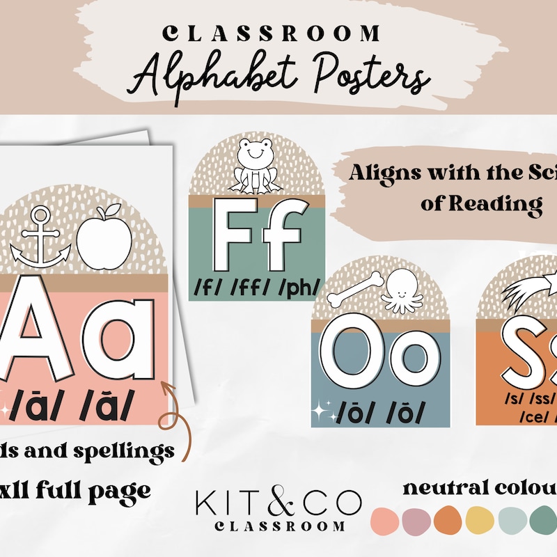 Modern Alphabet - Etsy