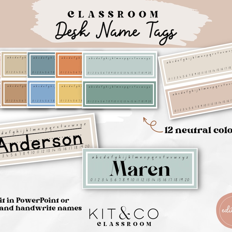 Ppt Name Tags - Etsy UK