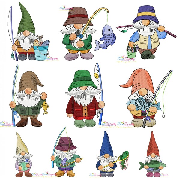 Fishing Gnome - Etsy