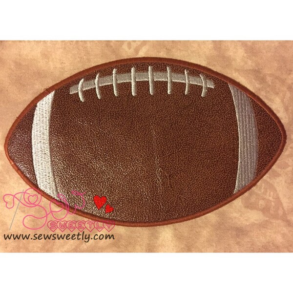Football Applique - Etsy