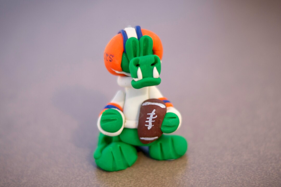 Gator Football Player | Handmade | Gator Gift | University of Florida ...
