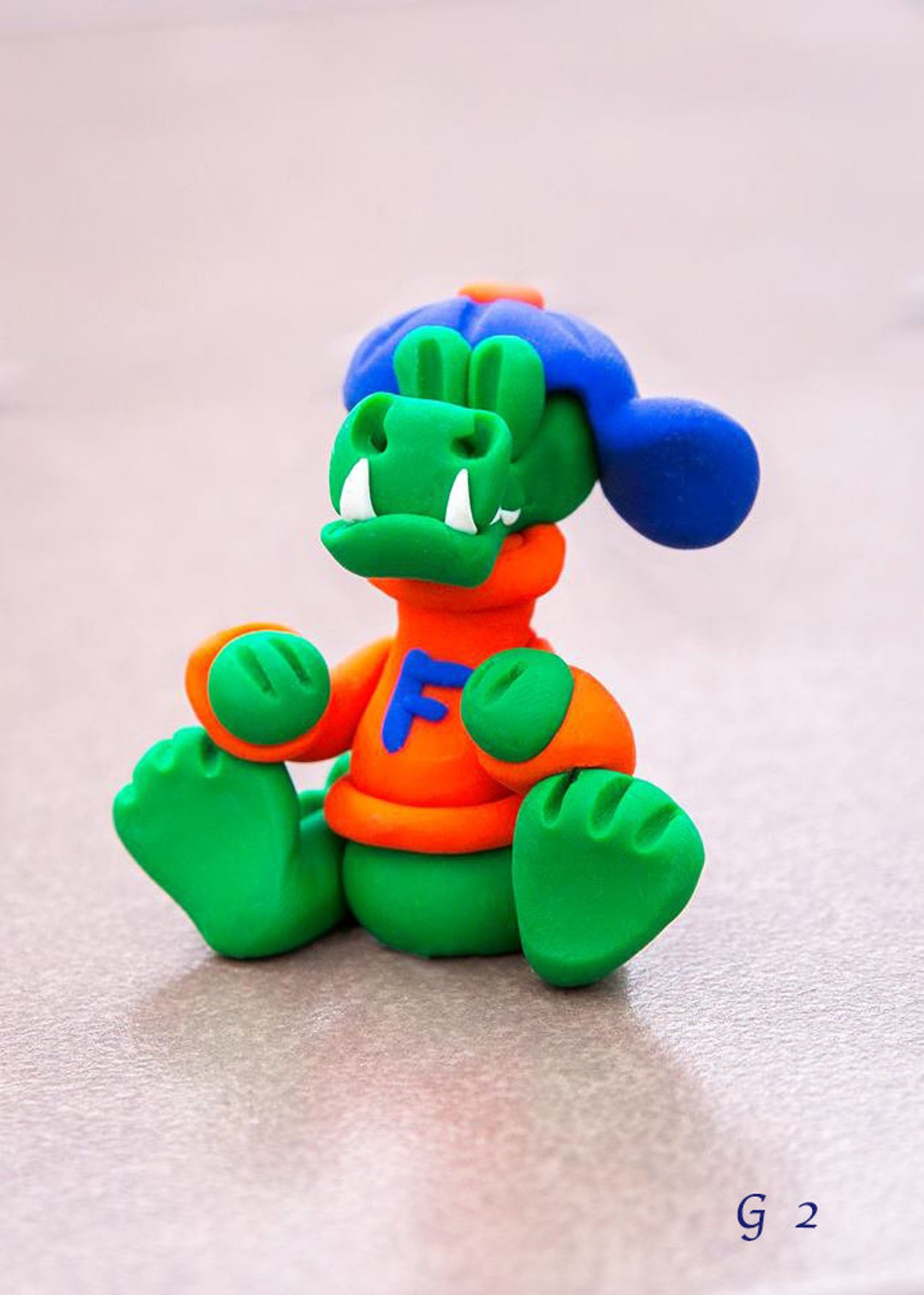 Gator Handmade Gator Gift University of Florida Gift Polymer Clay ...