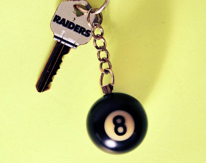 80s/90s Lucky 8 Ball Deadstock Vintage Keychain - Etsy