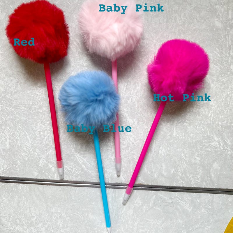 Fuzzy Fluffy Pen - Etsy