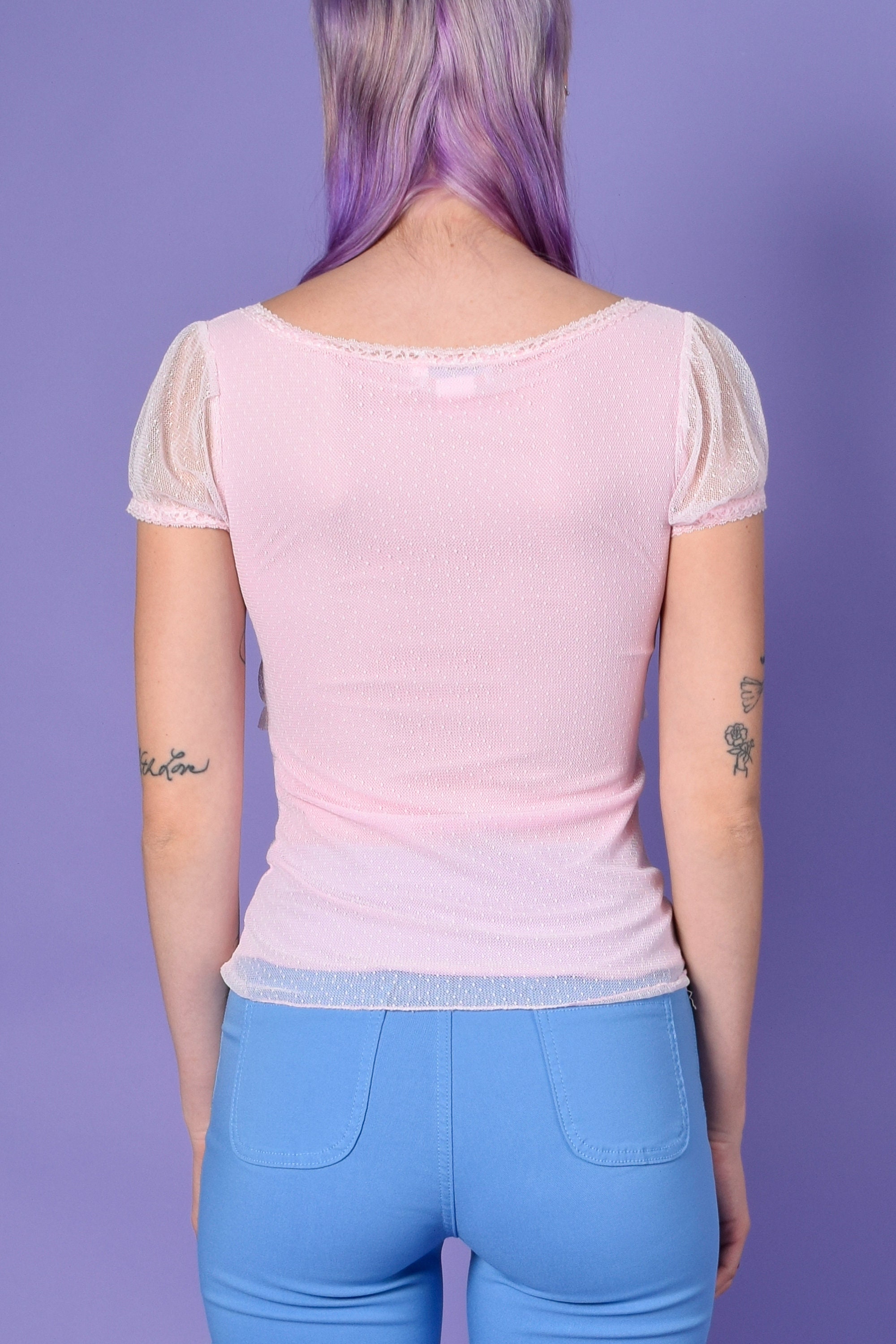 Y2K DEADSTOCK Delicate Girly Lace Ruffle Cap Sleeve Tops - Etsy