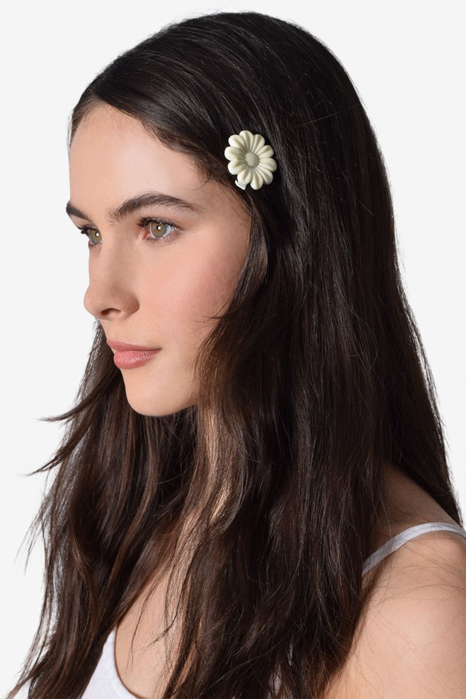 90s Deadstock Floral Hair Clip Set - Etsy