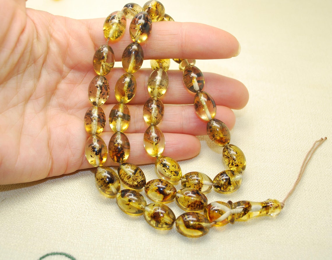 Muslim Prayer Beads Misbaha Subha Tasbih From Baltic Amber - Etsy